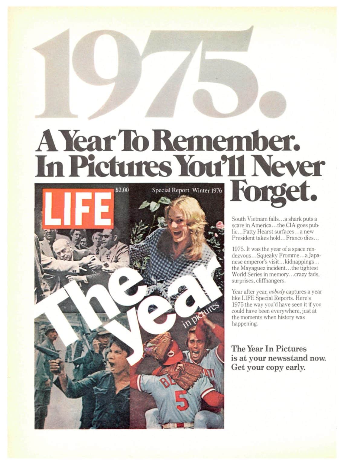 LIFE Magazine Year in Pictures 1975 | Original LIFE Magazines