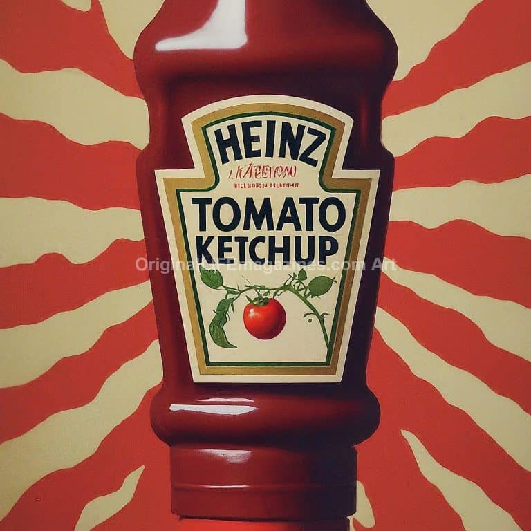 Original LIFE Magazines Art | Heinz Tomato Ketchup Closeup